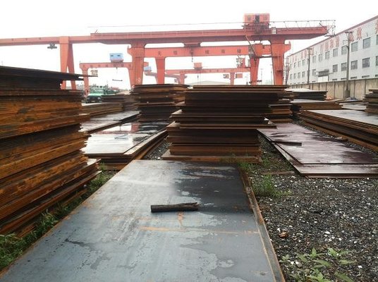 SAE 1020 carben hot rolled steel plate , C20 mild steel plate for tower vessels