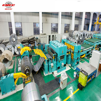 CNC Metal Shearing Cut To Length Line Machine 800mm Width Steel Plate