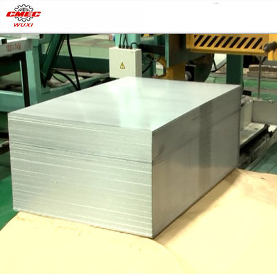 CNC Metal Shearing Cut To Length Line Machine 800mm Width Steel Plate