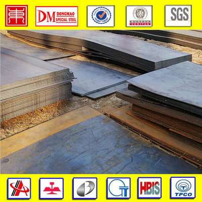 Hot rolled steel plate in stock