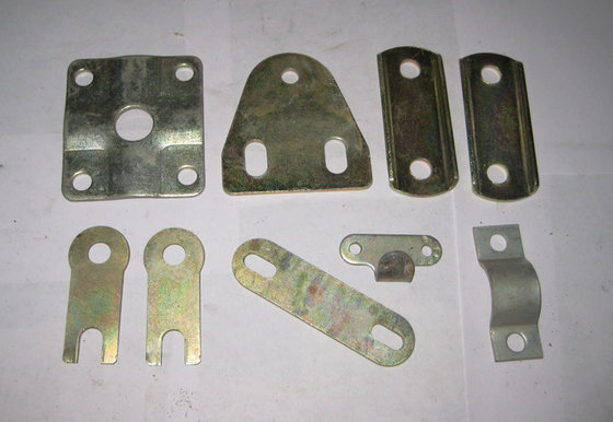 stainless steel Industrial metal plating parts of stamping / punching / bending