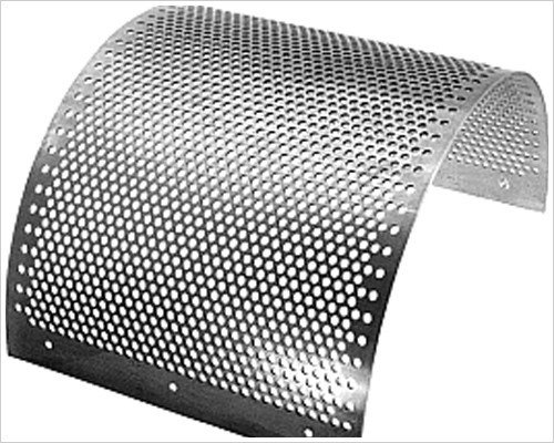 stainless steel / aluminum Perforated Metal Plate mesh for filter