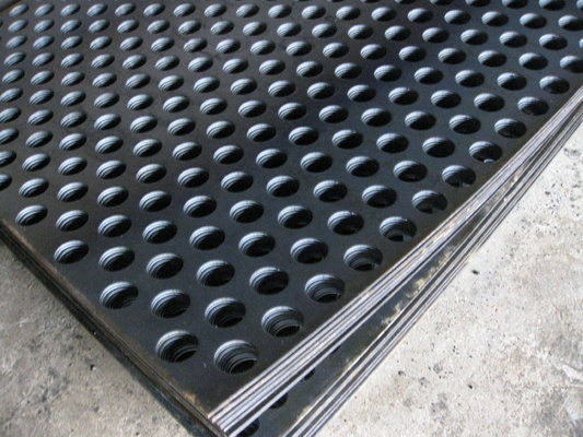stainless steel / aluminum Perforated Metal Plate mesh for filter