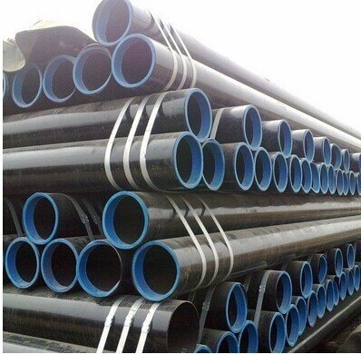 SCH 40 Welded Steel Pipe Anti Corrosion , Round Large Diameter Steel Tube