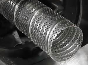 Perforated Steel Tube Locking Seam Filter Core For Filter Supporting