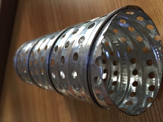 Perforated Steel Tube Locking Seam Filter Core For Filter Supporting