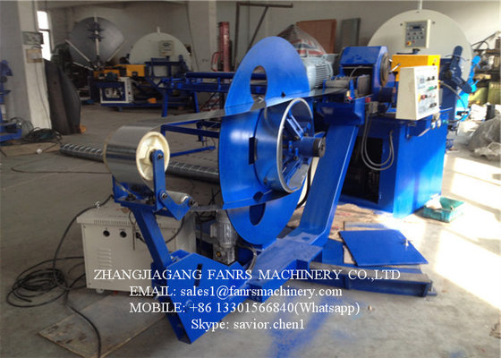 Galvanized Steel Spiral Tube Forming Machine , Spiral Round Duct Making Machine