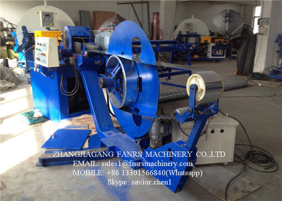 Galvanized Steel Spiral Tube Forming Machine , Spiral Round Duct Making Machine