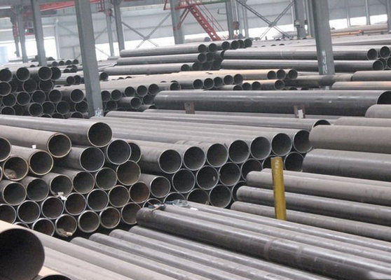 DIN 1629 Aluminum Welded Steel Tube ST37.0 / ST44.0 , Straight Seam Steel Pipe