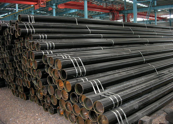 DIN 1629 Aluminum Welded Steel Tube ST37.0 / ST44.0 , Straight Seam Steel Pipe