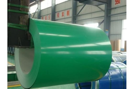 GB / ASTM Color Coated Steel Coil , Wardrobe oiled phosphate PPGI steel coils