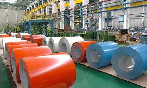 GB ASTM JIS passivated Color Coating Steel Coil for hardware / Furniture