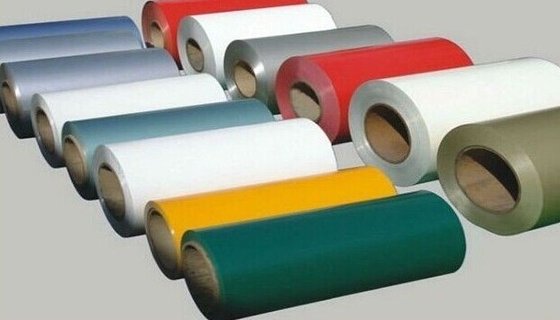 PE , PVDF Color Coated Steel Coil ALUZINC / Galvanized Steel Sheet 0.2 - 1.2mm