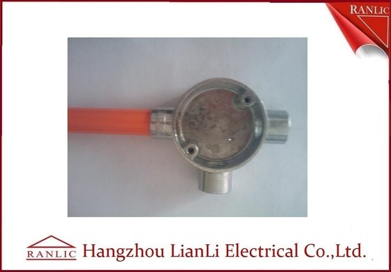PVC Coated Steel BS31 BS4568 GI Conduit Pipe in Green / Orange
