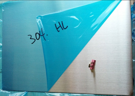 304 / NO.4 / HL Back Pass Stainless Steel Protection 180 Grit With PE / Laser PE