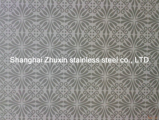 Golden 0Cr17Ni12Mo2 0.3mm Brushed Stainless Steel Sheet cold rolled for chemical / petroleum