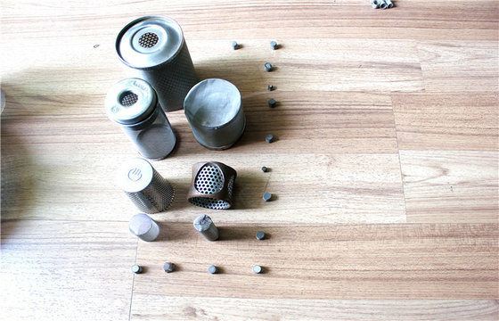 SUS 316L Stainless Steel Wire Mesh Tube Inner Filter Part 0.2mm Thick For food cover