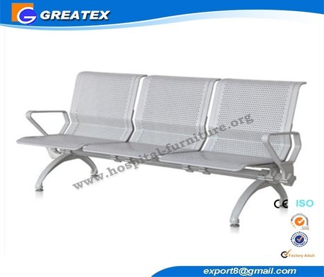 Stainless Steel Hospital Furniture Public Waiting Chair with 3 Seat
