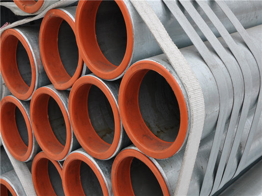 6 Galvanized Steel Pipe / Hot Rolled ERW Carbon Steel Tube 20# 45#