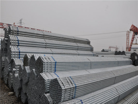20# 40# 45# Galvanized Steel Pipe / ERW Carbon Steel Zinc Coated Tubing For Container