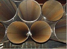 Galvanized ERW Welded Steel Pipe Schedule 80 For Fluid Transportation 2m - 12m Length