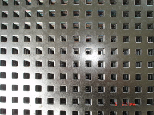 Architecture Slotted Perforated Stainless Steel Sheets With Round / Square Hole