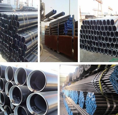 Painted Oiled ASTM API  Seamless Carbon Steel Pipe , 21.3-1220mm large diameter steel pipe