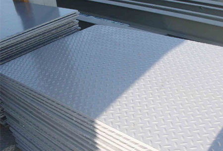 Custom cut 914 - 1500mm GB, Q235, Q345, DIN1623 Hot Rolled Checkered Steel Plate / Sheets