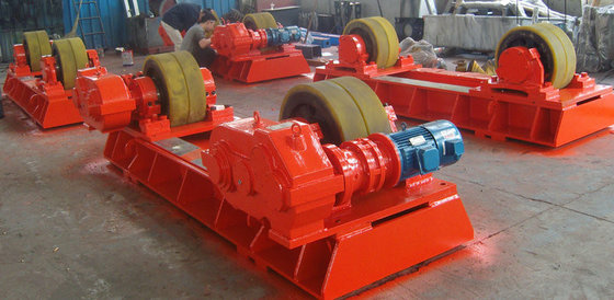 Bolt Adjustment Welding Turning Rolls for Boiler Tank , 60 ton Loading