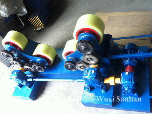 Pressure Vessel 80T Pipe Turning Rollers , Self-aligned Welding Rotator 380V