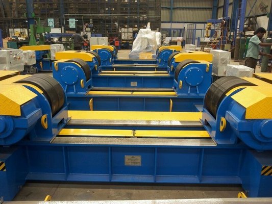 80 Ton Blast Welding Turning Rolls Vessel Rollers 50HZ 3PH for Cylinder Welding
