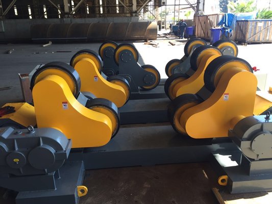 Automatic Welding Turning Rolls Self Adjustable 80 Ton Loading Capacity