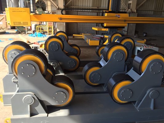 Automatic Welding Turning Rolls Self Adjustable 80 Ton Loading Capacity
