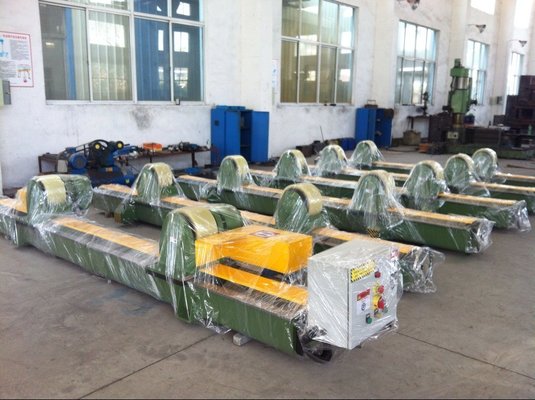 Blasting Pipe Turning Rollers Welding Rotator For Pressure Vessel Low Noise