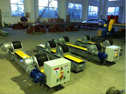 Обычная труба регулировки 10ton поворачивая Rolls 2 x 0.55kw с беспроволочным управлением