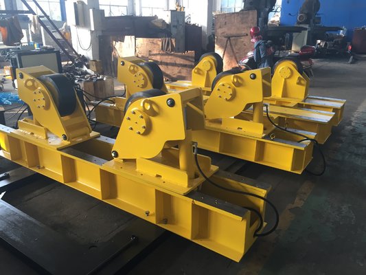 Bolt Adjustment Self Aligning Rotator , Conventional Welding Rotator For Vessel