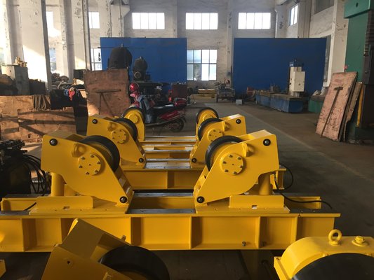 Bolt Adjustment Self Aligning Rotator , Conventional Welding Rotator For Vessel