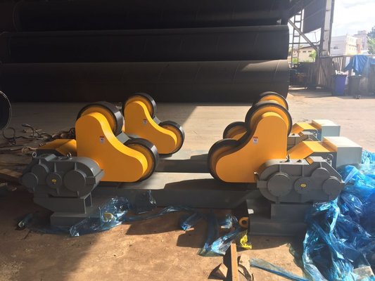 80 Ton Loading Capacity Pipe Turning Rolls Vessel Diameter 850-500mm
