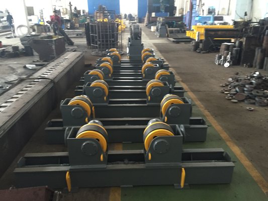 Metal VDF Pipe Turning Rollers One Drive / Idler Vessel Diameter 500~3500