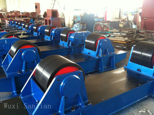 Adjustable 100T Metal Tank Turning Rolls For Pressure Vessel 380V 50HZ