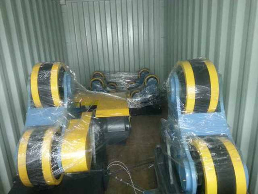 150ton Cylinder Pipe Welding Rollers / Self-aligning Rotator Φ500 x 120mm