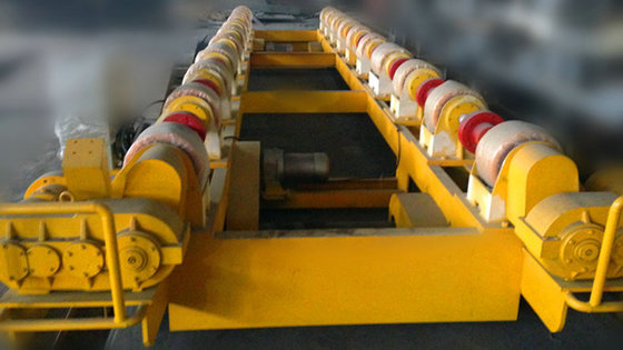 Aanpassings Automatische Tank het Draaien Broodjes 20000 kg-Ladingspu Wiel 2 X 1.1kw
