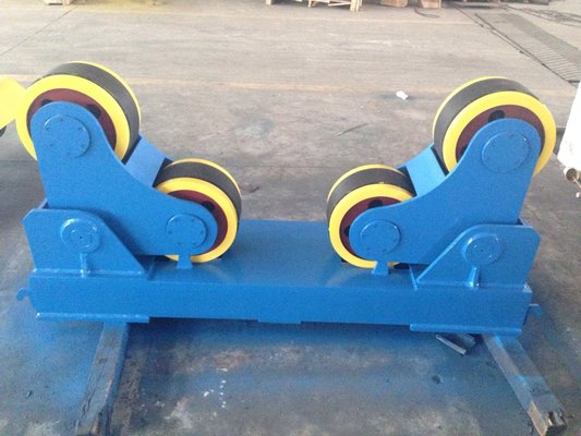 40 Ton Conventional Welding Rotator , Turning Roll Wheels High Efficiency