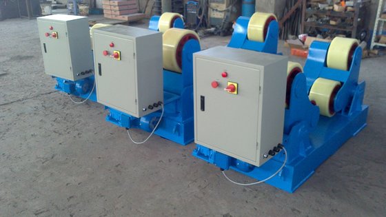 20 Ton Motor Drive Tank Turning Rolls One Idler For 500mm – 3500mm Vessel