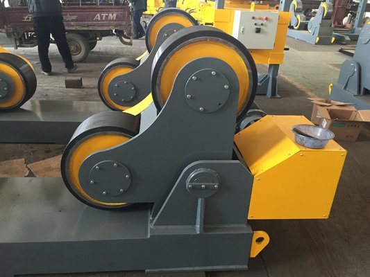 Gray Painting 60T Self Aligning Rotator Wireless Control Panel Vessel Diameter 750~4800