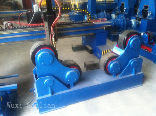Blauwe Rubber Regelbare Lassenrotator, Pijprotators voor Lassen 10000kg