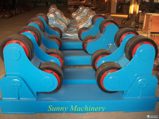 Blue 4kw Wireless Self Aligning Welding Rotator Low Noise For Oil Tank