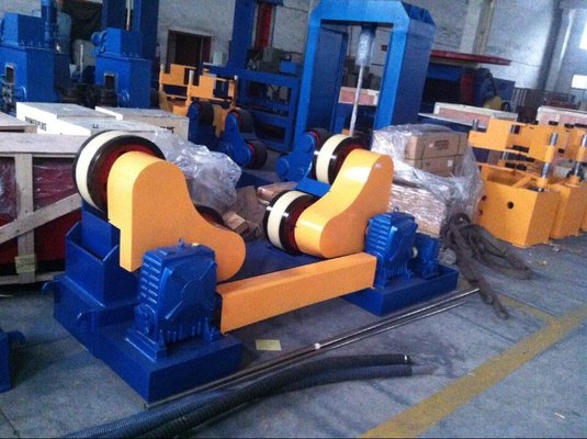 Small Adjust Self Aligning Rotator For Boiler Wireless Control Rubber / Metal Wheel