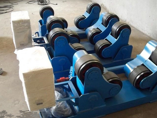Motorized Moving Adjustable Welding Rotator Coated HGZ-10 Rubber Wheels