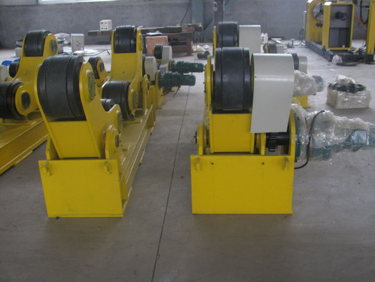 Rodillo automático amarillo de encargo para soldar con autógena, buque del tubo que da vuelta a Rolls
